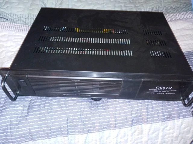 CARVER AMPLIFIER TFM-42 Stereo Power Amplifier Partially Tested For ...