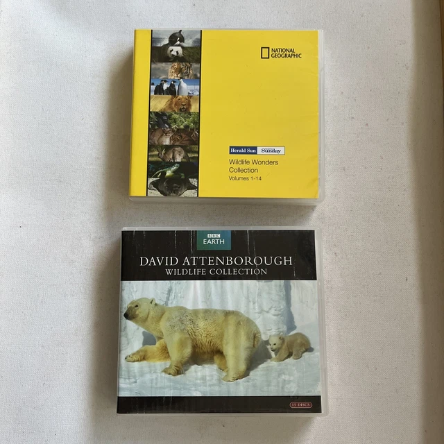 NATIONAL GEOGRAPHIC WILDLIFE Wonders Vol 1-14 DVD & David Attenborough ...