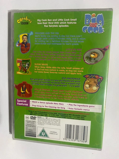 CBEEBIES BIG COOK Little Cook - Fairytale Feast Dvd New/Sealed Free ...