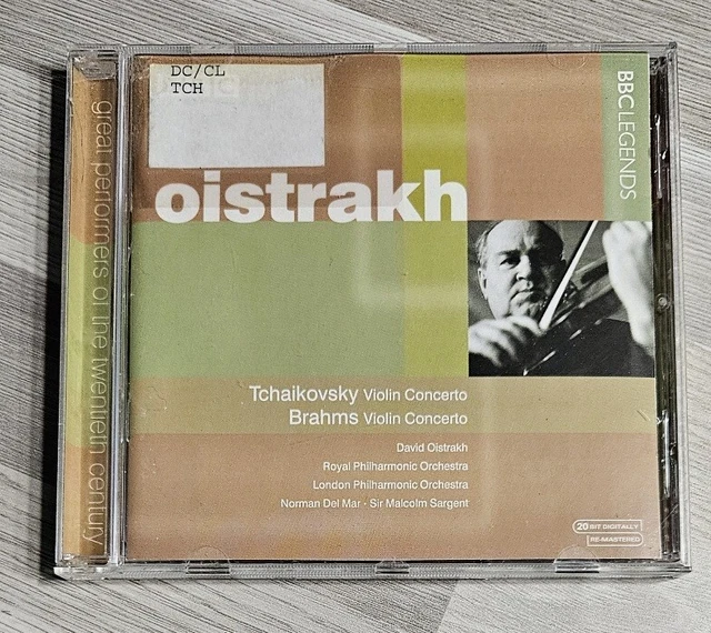 *RARE* OISTRAKH - Tchaikovsky, Brahms: Violin Concertos, BBC Legends ...