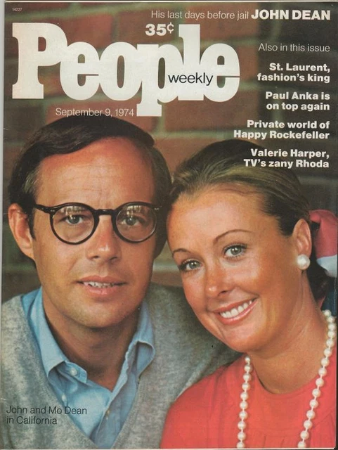 PEOPLE WEEKLY MAGAZINE September 9 1974 John & Mo Dean Valerie Harper £27.02 - PicClick UK