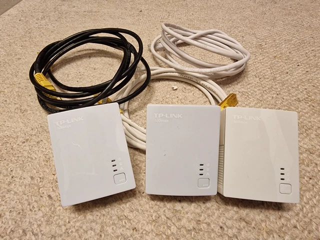 TP-LINK TL-PA411 AV600 3x Powerline Adapter x3 £23.60 - PicClick UK