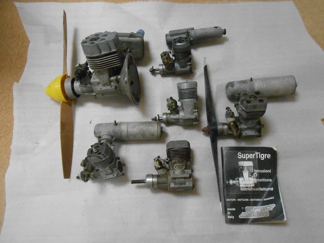 SUPER TIGRE ENGINES, Made in Italy. 2000S, 90, 61, 60, 40 x 2, Plane ...