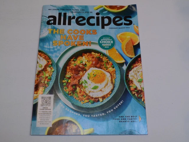 ALL RECIPES MAGAZINE Feb March 2023 Cooks Community Choice Awards ...