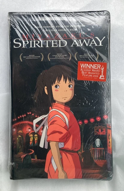 STUDIO GHIBLI SPIRITED Away Disney English Dubbed VHS Brand New SEALED ...