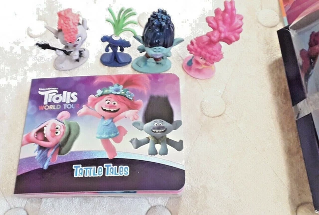 DREAMWORKS TROLLS WORLD Tour Tattle Tales New Storybook Book + 4 ...