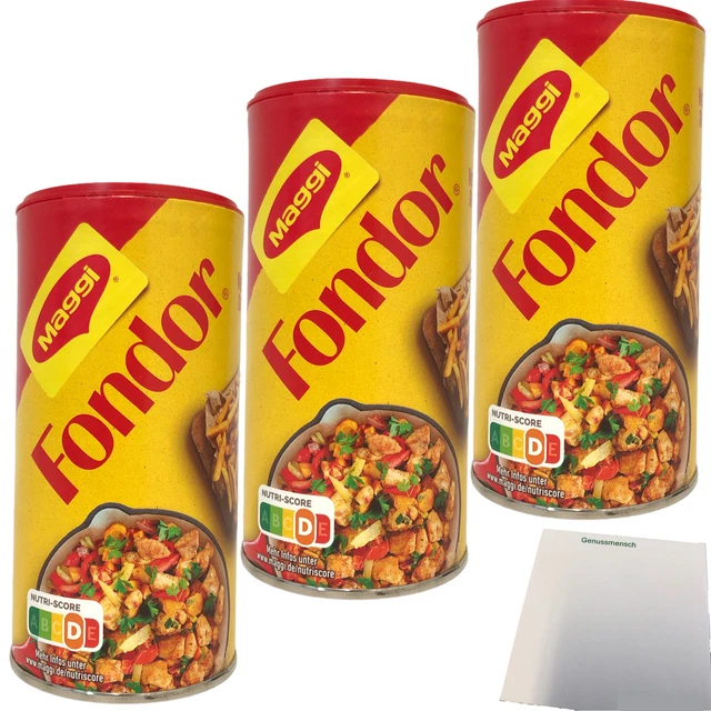 MAGGI FONDOR STREUER Perfekt für Fleisch Fisch Suppen Gemüse 3x200g usy ...
