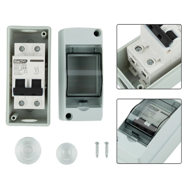 SOLAR PHOTOVOLTAIC-CELL COMBINER Box DC Circuit Breaker Switch With ...