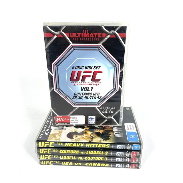 5X UFC ULTIMATE Fighting Championship Heavy Hitters DVD Bundle Lot $32. ...