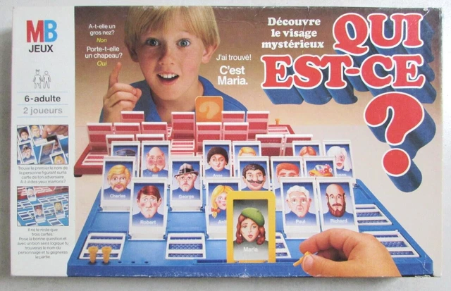 JEU DE SOCIÉTÉ Qui est-ce ? Jeux MB 1987 À partir de 6 ans Complet, bon ...
