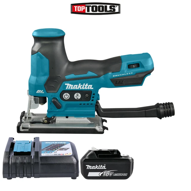 MAKITA DJV185 18V LXT Brushless Barrel Grip Jigsaw + 1 x 5.0Ah Battery ...