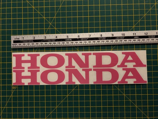 HONDA FAIRING DECALS - Race bike track road - Matt Pink - CBR VFR Blade ...