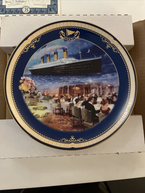 BRADFORD EXCHANGE TITANIC Queen Of The Ocean Plate £14.00 - PicClick UK