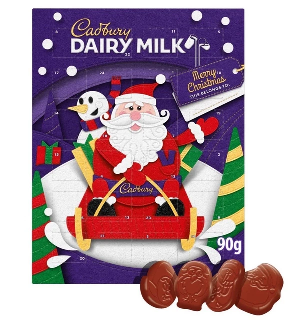 CADBURY DAIRY MILK Advent Calendar 2025 - 24 X Chocolate until ...