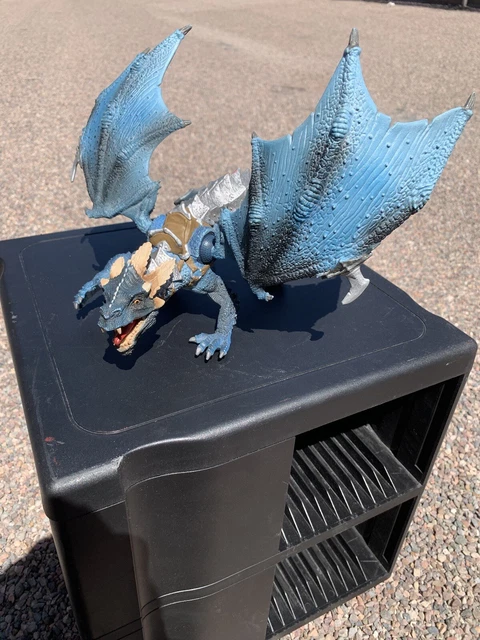 SCHLEICH AM BAYALA Blue Dragon Rider The World of Knights D-73527 rare ...