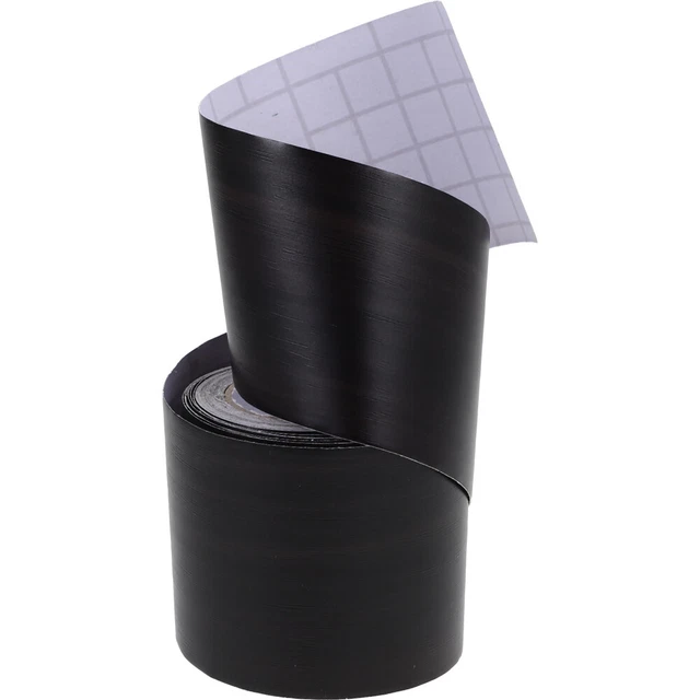 BLACK PVC SKIRTING Board Self-adhesive Baseboard Home+decor Television ...