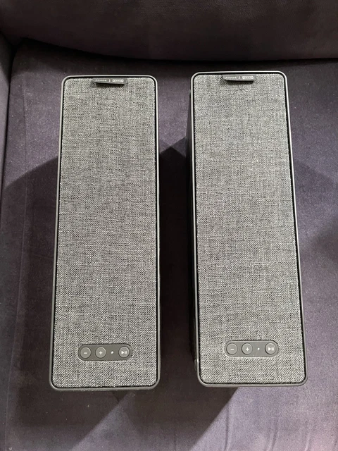 IKEA / SONOS SYMFONISK WiFi bookshelf speaker, black smart/gen 2 (pair ...