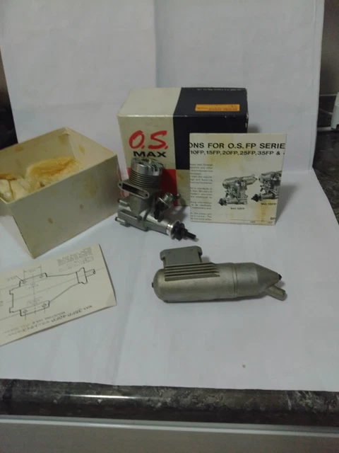 OS MAX FP 40 RC Model Engine Aircraft With Silencer £40.00 - PicClick UK