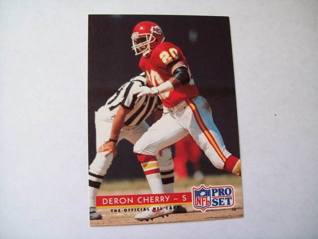ENSEMBLE PRO DERON Cherry Kansas City Chiefs 1992 #200 Nfl Football EUR ...