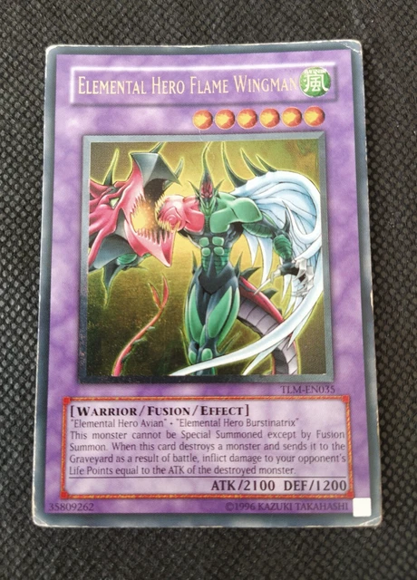 YU-GI-OH! ELEMENTAL HERO Flame Wingman - TLM-EN035 Ultimate Rare - PL ...