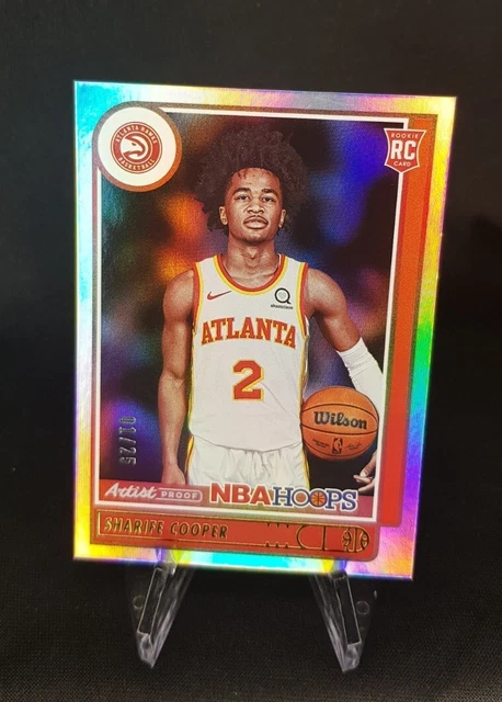 PANINI HOOPS 2021-22 - Sharife Cooper - Rookie Artist Proof #249 Hawks ...
