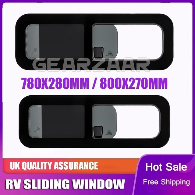 CAMPER VAN MOTORHOME Side Sliding Opening Windows Conversion Caravan RV ...