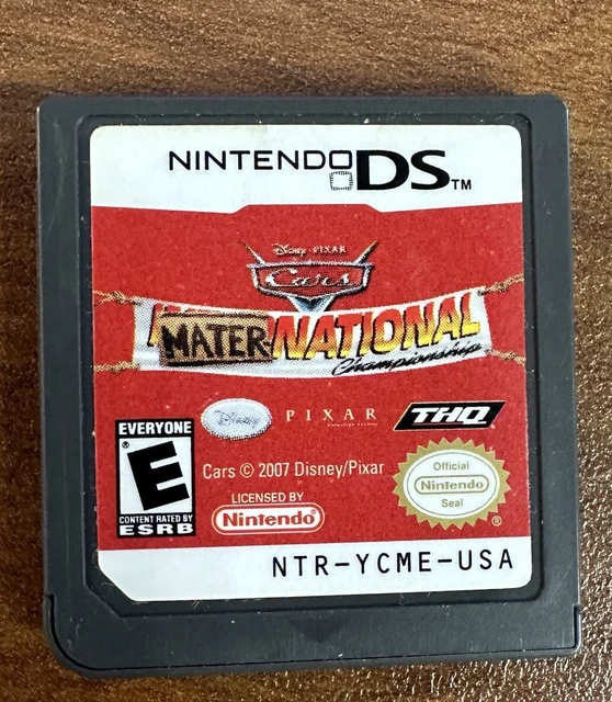 DISNEY PIXAR CARS Mater National Championship THQ Nintendo DS Cartridge ...