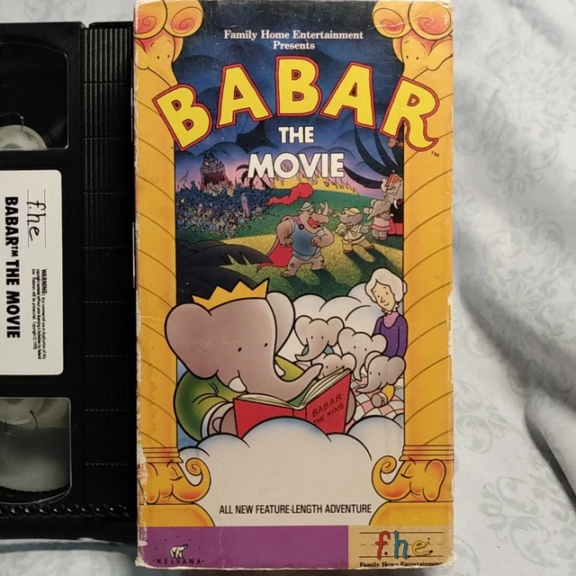BABAR THE MOVIE VHS VCR Video Tape Used Movie Cartoon £4.57 - PicClick UK
