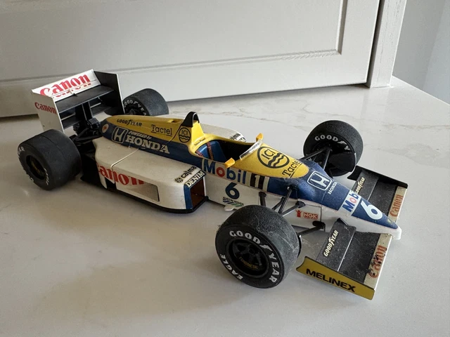 VINTAGE TAMIYA WILLIAMS FW11 Honda F1 1986 1/20 Model Kit Grand Prix GP ...