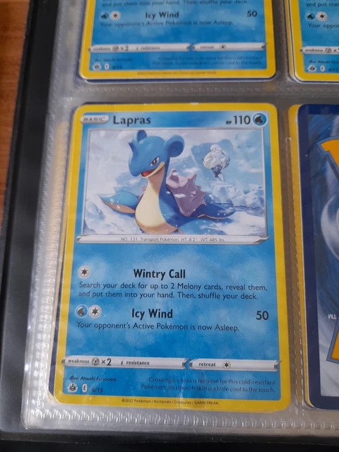 POKÉMON TCG LAPRAS Mcdonald's Promos 2022 6/15 Regular Common £0.99 - PicClick UK