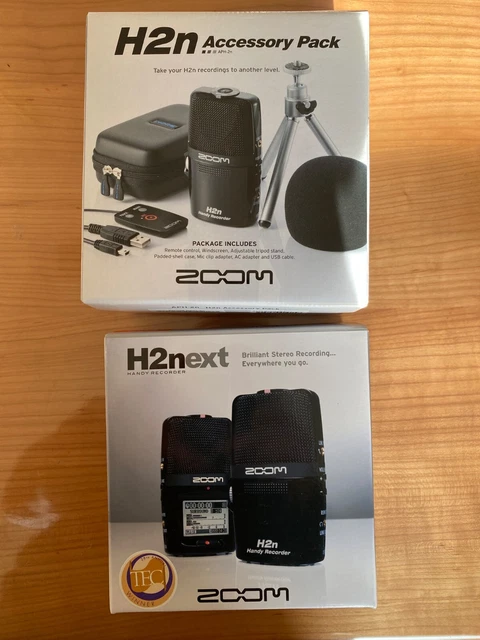ZOOM H2NEXT HANDY Recorder und H2n Accessory Pack, Stereo Recorder ...