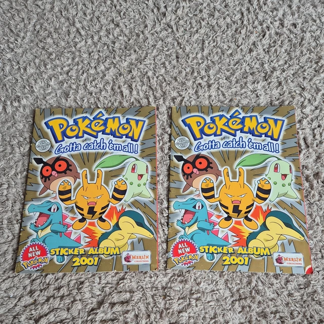RARE MERLIN POKEMON 2001 Sticker Album Complete With Posters x 2 £57.44 ...
