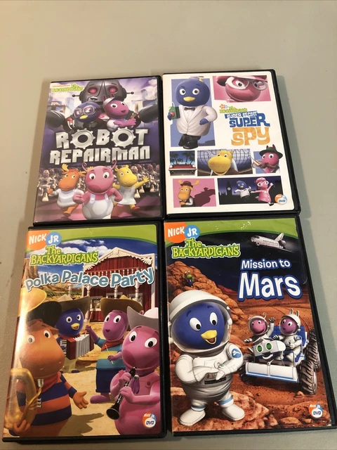 BACKYARDIGANS DVD LOT Nickelodeon Lot of 4 Secret Spy Robot Repairman ...
