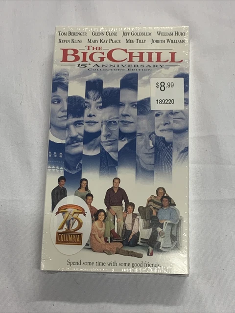THE BIG CHILL 1983 Movie VHS Video Tape 1998 15th Anniversary Release ...
