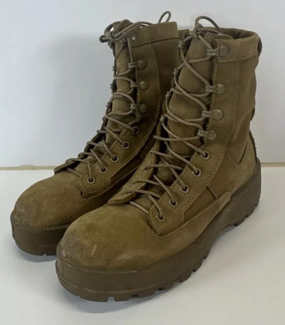 ALTAMA MENS LEATHER Desert Tan Gore Tex Army Combat Boots Sz 6R SPE1C1 ...