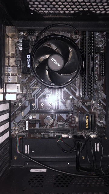 GIGABYTE B450M AMD Socket AM4 AMD Ryzen Motherboard with cpu and ram ...