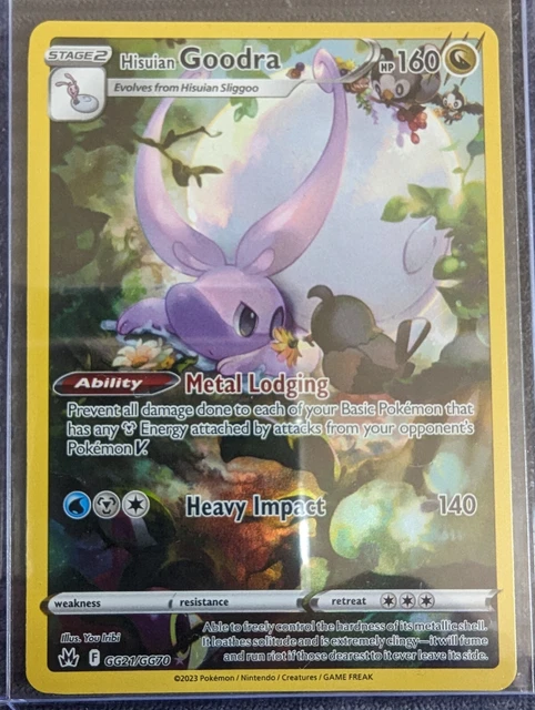 POKÉMON TCG HISUIAN Goodra Crown Zenith: Galarian Gallery GG21/GG70 ...