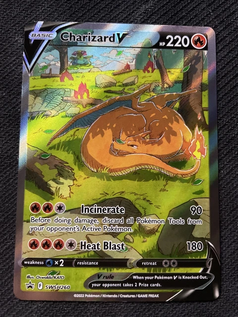 CHARIZARD (FIRECRACKER) V - Pokemon Swsh260 Promo Epee And English ...