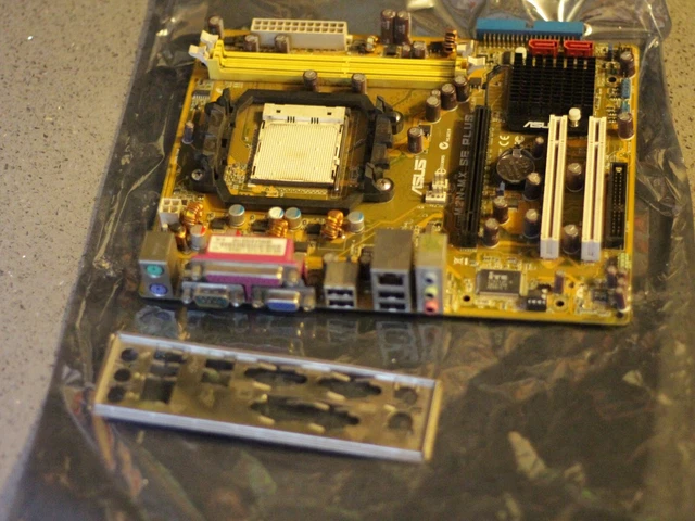 ASUS M2N-MX SE PLUS Socket AM2 Micro ATX Motherboard IDE FDD + I/O ...