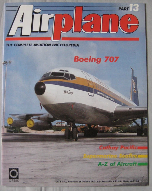 AIRPLANE MAGAZINE NO 13 Boeing 707 Cutaway drawing & poster ...