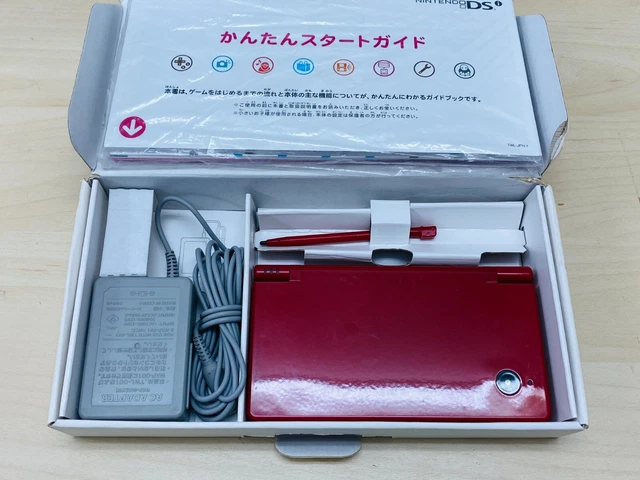 NINTENDO DSI CONSOLE Red with Box / Japanese fixed Region NTSC-J Tested ...