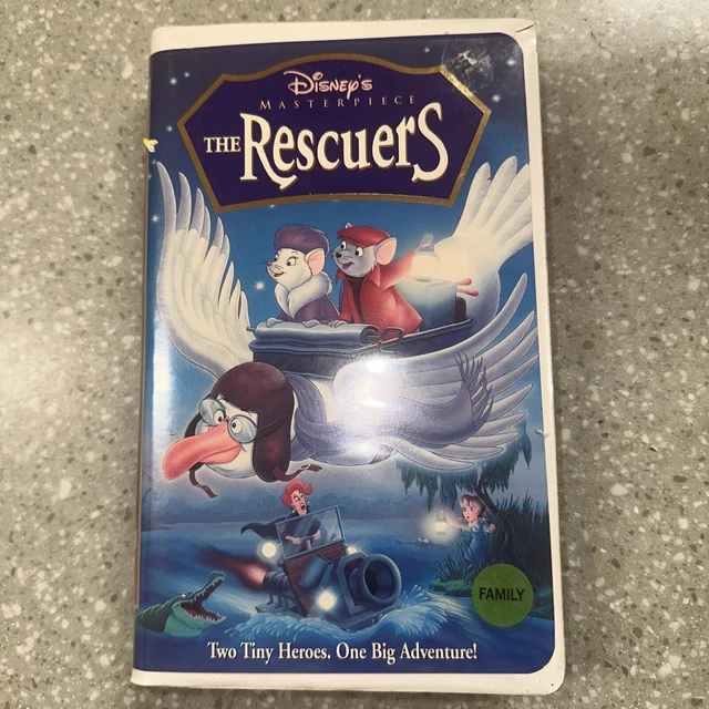 DISNEY VHS TAPES THE RESCUERS Masterpiece Collection Animation Children ...