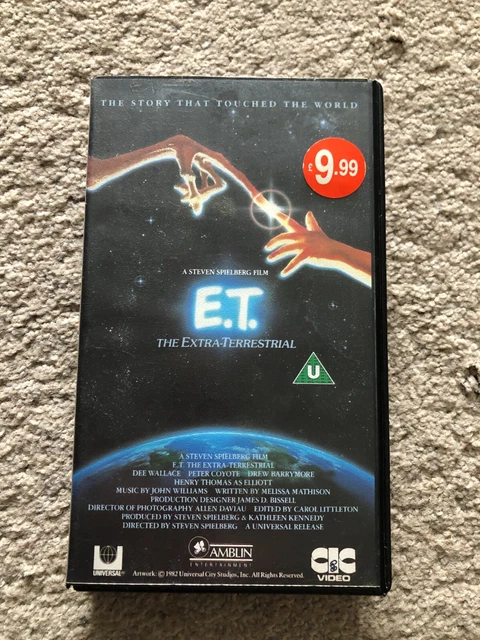 E.T. THE EXTRA Terrestrial VHS 1982 Video Cert U, CIC Video. £11.11 ...