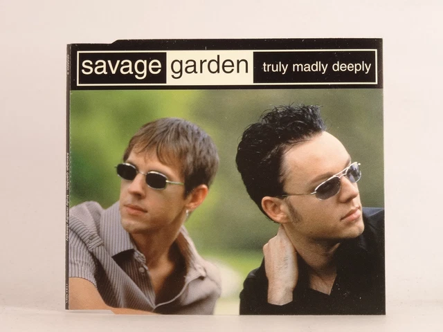 SAVAGE GARDEN REALLY MADLY DEEPY (G3) 4 titres manche photo unique ...