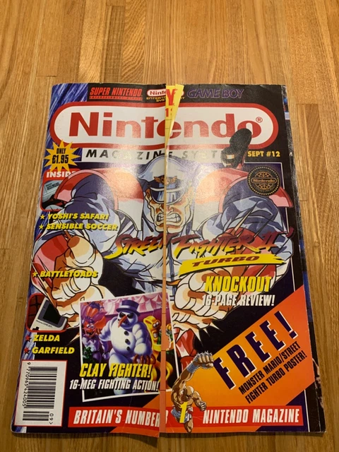 NINTENDO MAGAZINE SYSTEM. Issue 12 September 1993 Good Condition (No ...