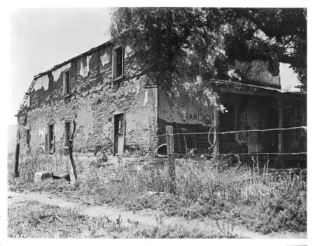 ADOBE HOME OF Don Leonard Cota On Rancho Rincon Near Ontario 1900 - Old ...