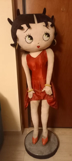 BETTY BOOP, PUPAZZO gigante con base rigida, originale, 1.40m circa EUR ...