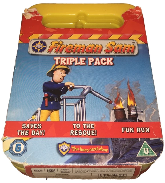 FIREMAN SAM TRIPLE Pack Saves The Day! To The Rescue! Fun Run DVD Bundle £16.99 - PicClick UK