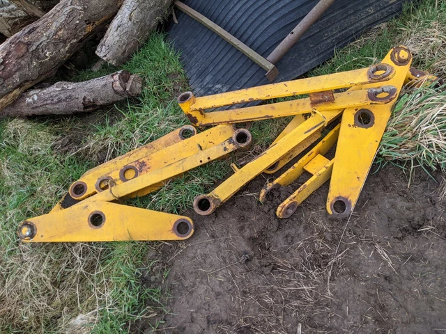 JCB 3CX GREY Cab Sitemaster Front Loader Arm Levers And Pins Job Lot Or ...