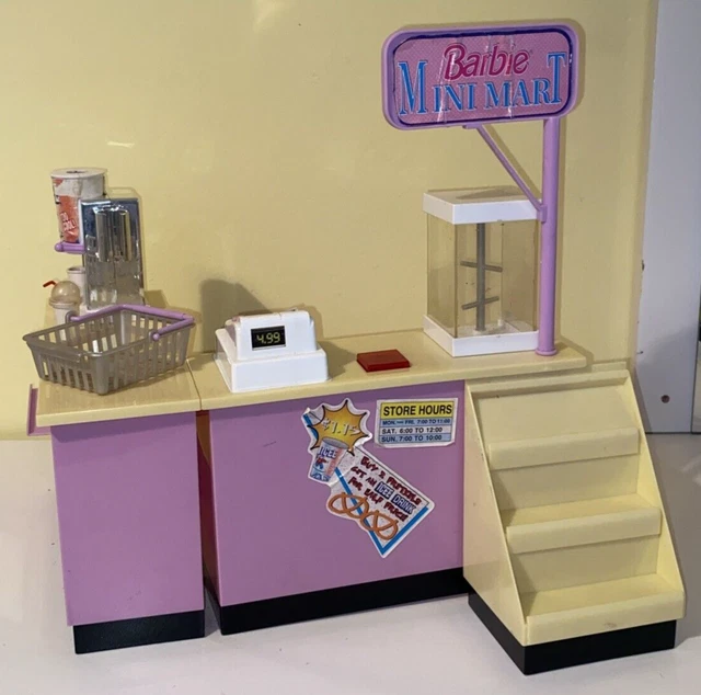 VINTAGE BARBIE DOLL Mini Mart Play Set Mattel 1997 £10.06 - PicClick UK